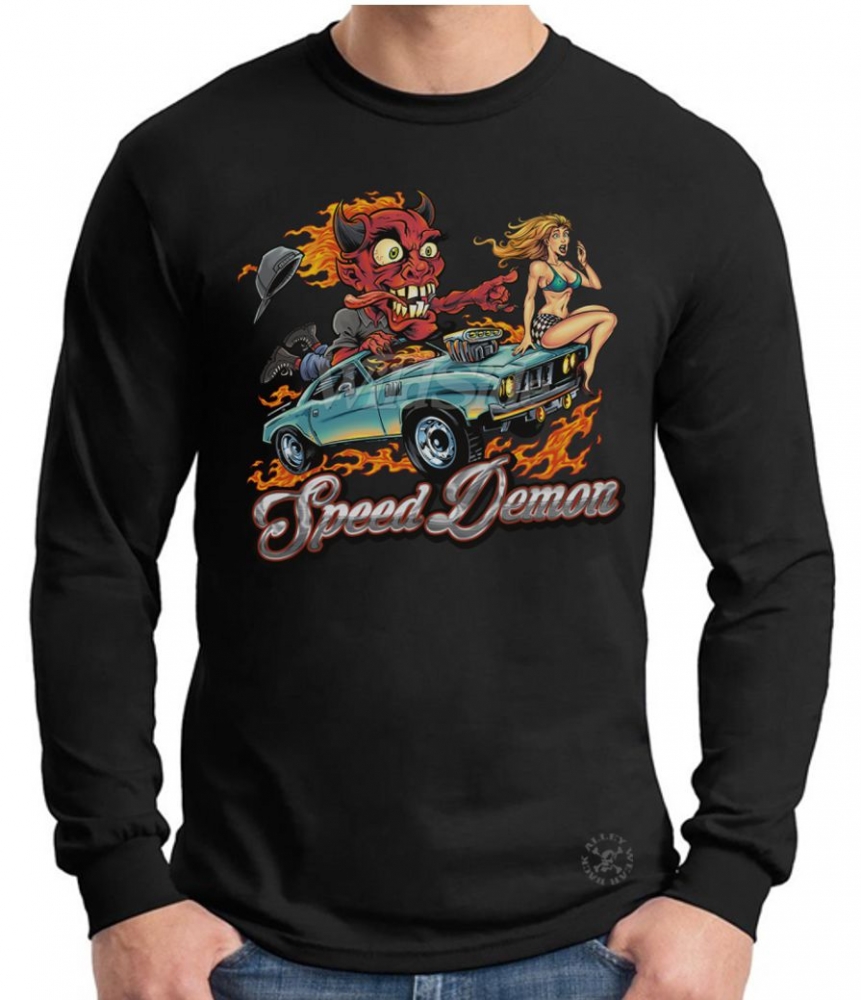 Red Devil Speed Demon T-Shirt | Back Alley Wear