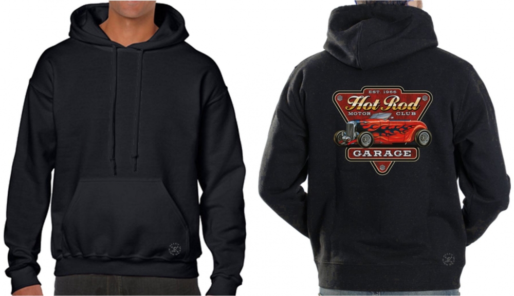 Hot Rod Garage Hoodie Sweat Shirt | Back Alley Wear