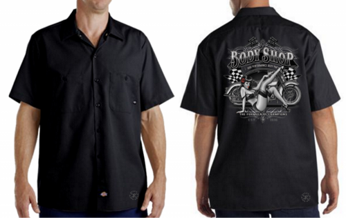 Body Shop Pinup Work Shirt | Back Alley Wear