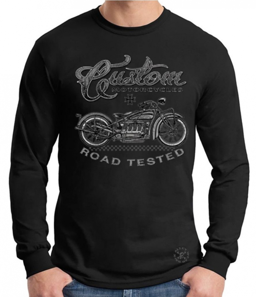 Custom Motorcycles Road Tested T-Shirt | Back Alley Wear